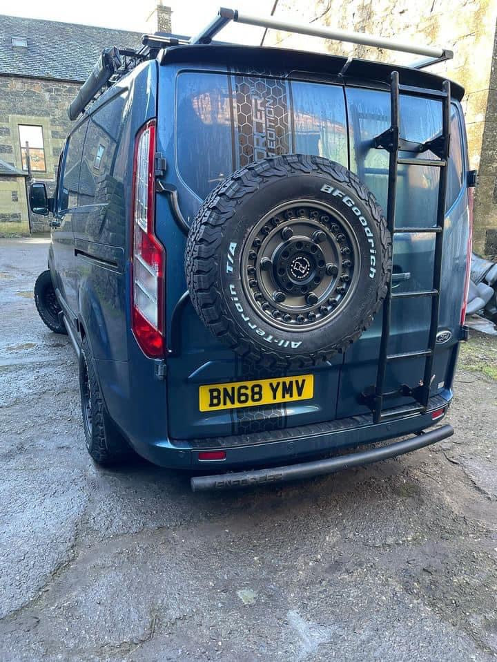 FORD TRANSIT CUSTOM 2012-2024 Wheel Carrier - LH – Wheeliams