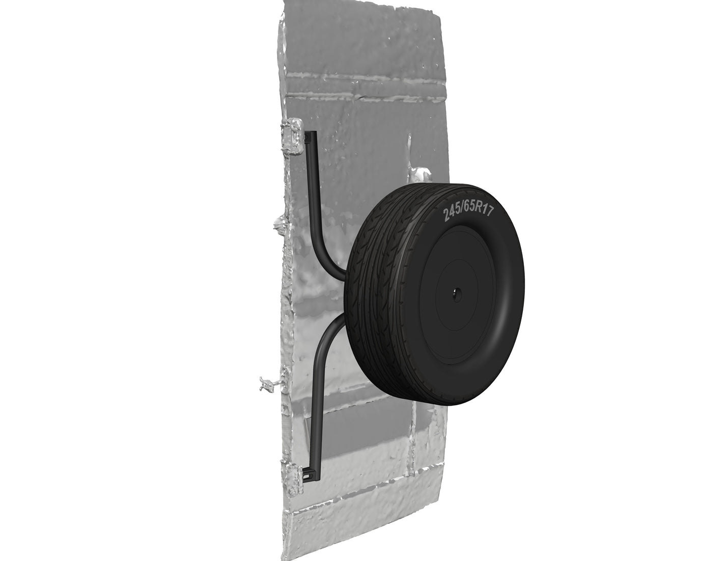 Relay/Ducato/Boxer/Jumper Tubular Rear Door Spare Wheel Carrier 2006-p ...