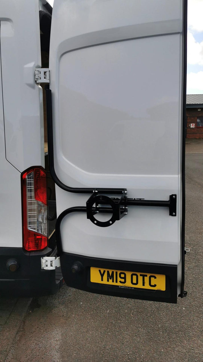 FORD TRANSIT MK8/MK9 Wheel Carrier 2014+ LH - rear door spare wheel ca ...